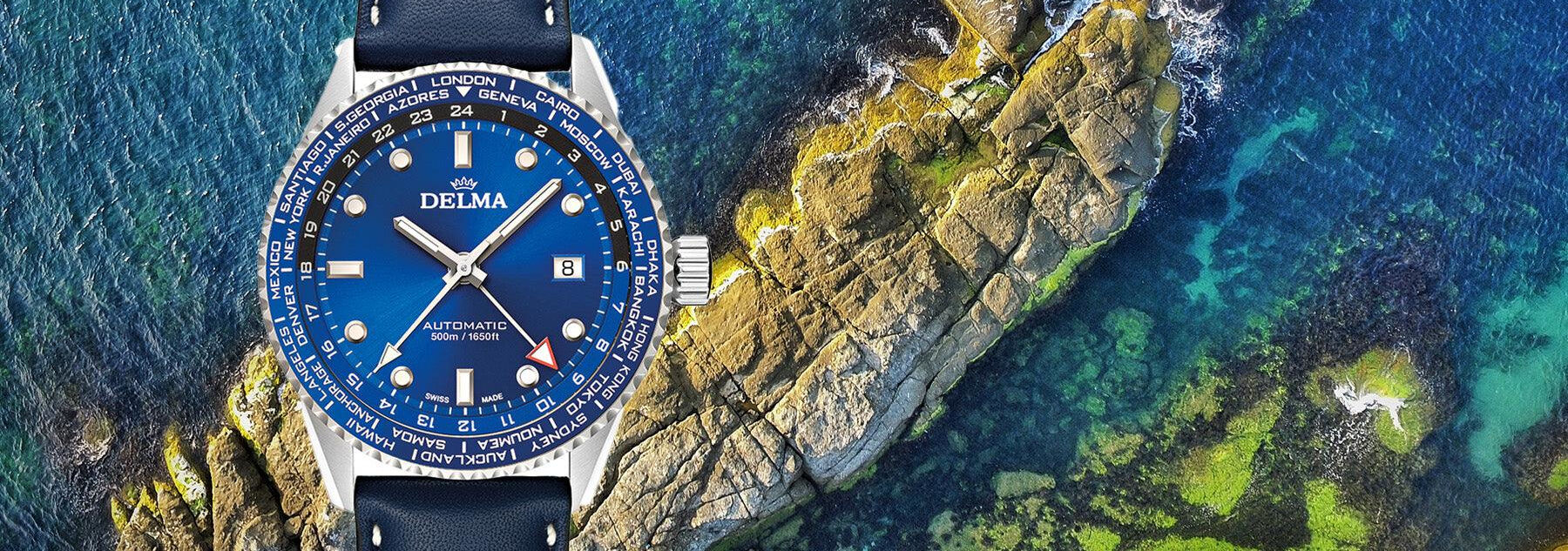 Delma Cayman Worldtimer Watches | Australia Authorized Dealer - Monsoonal