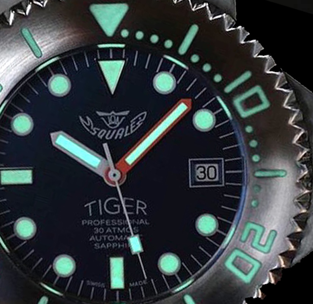 Squale Tiger Dive Watch - Blue | Australia Authorized Dealer - Monsoonal