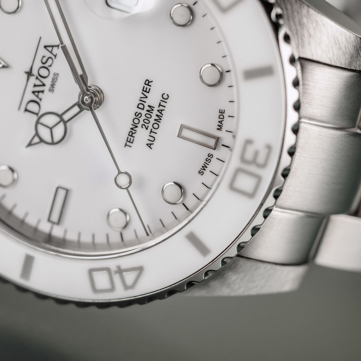 Davosa Ternos Medium White Dive Watch | Australia Authorized Dealer ...