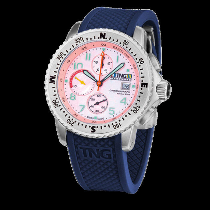 TNG Baltic Cup Chronograph Watch - Pink MOP | Australia Authorized ...