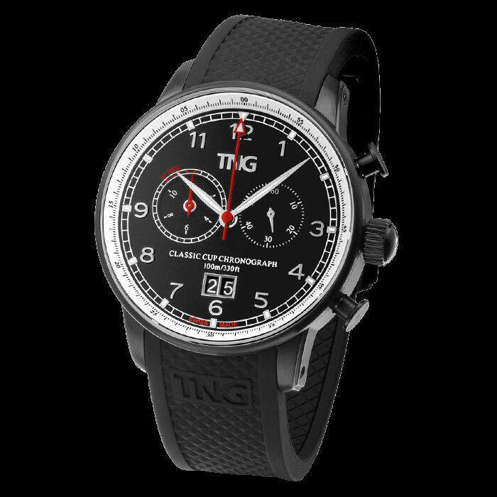 TNG Classic Cup Chronograph - Black | Australia Authorized Dealer ...