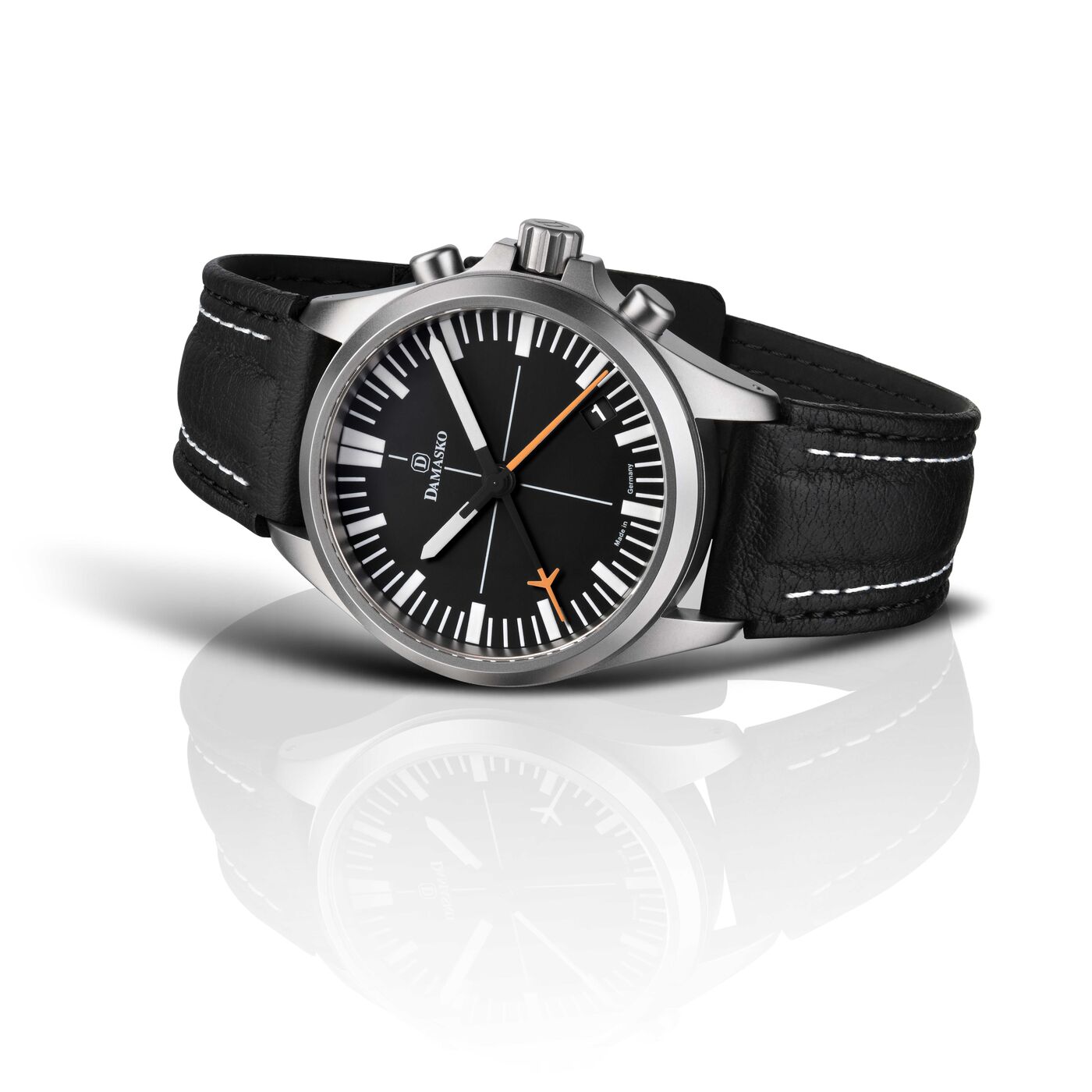 Damasko DC72 Orange Chronograph Pilot Watch | Australia Authorized ...