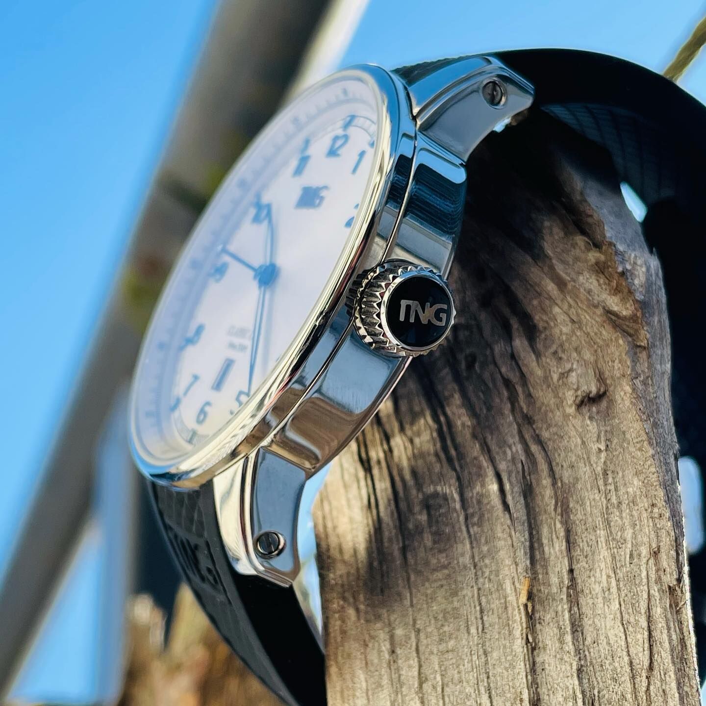 TNG Classic Cup Automatic Watch - White / Silver | Australia Authorized ...