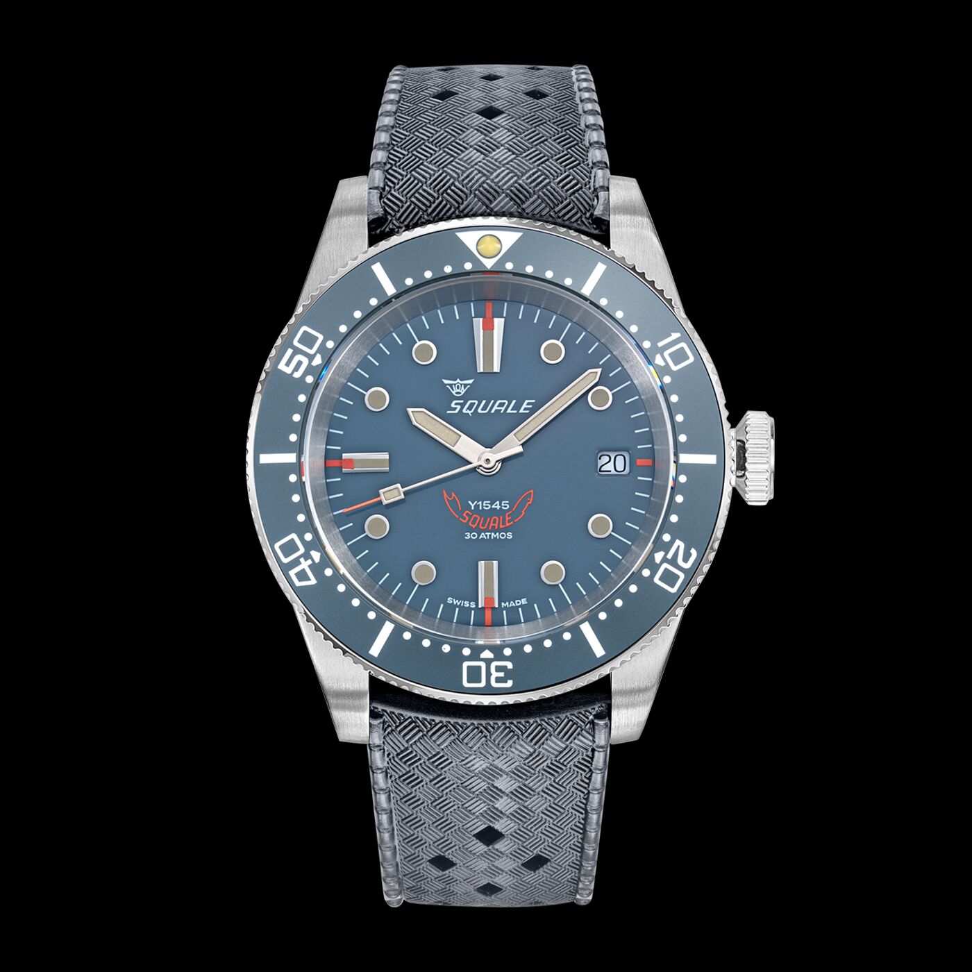 Squale 1545 Grey Rubber Dive Watch | Australia Authorized Dealer ...