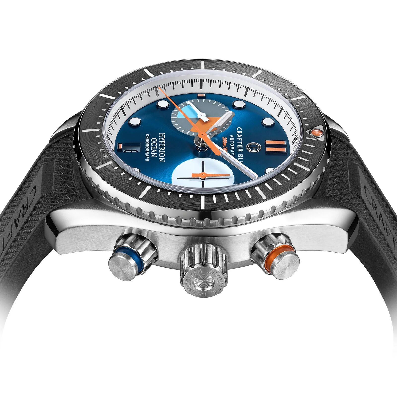 Crafter Blue Hyperion Ocean Chronograph Dive Watch - Arctic Blue ...