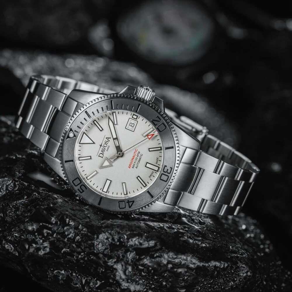 Davosa Argonautic 39 BS White Dive Watch | Australia Authorized Dealer ...
