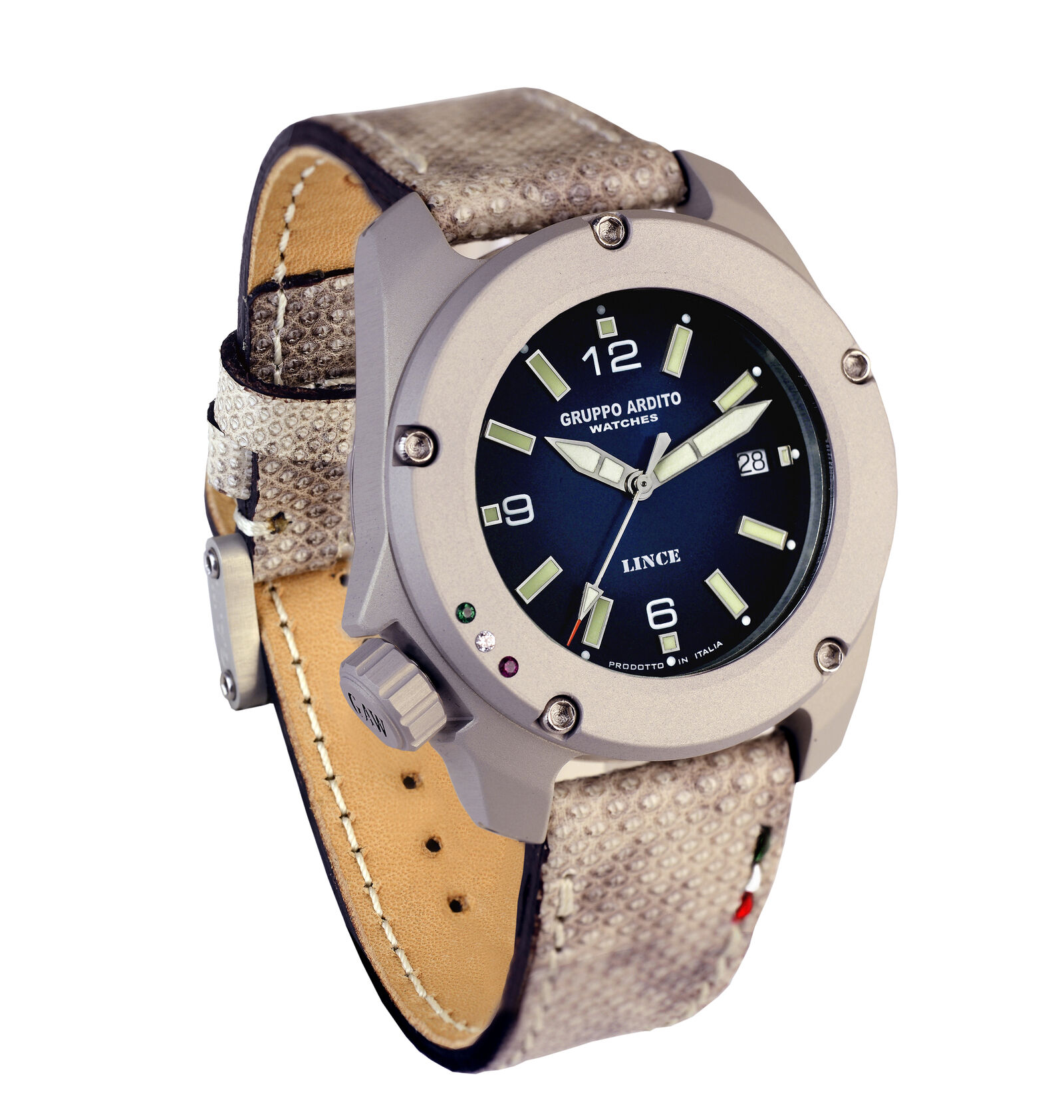 Gruppo Ardito Lince Piuma Blue Dive Watch | Australia Authorized Dealer ...